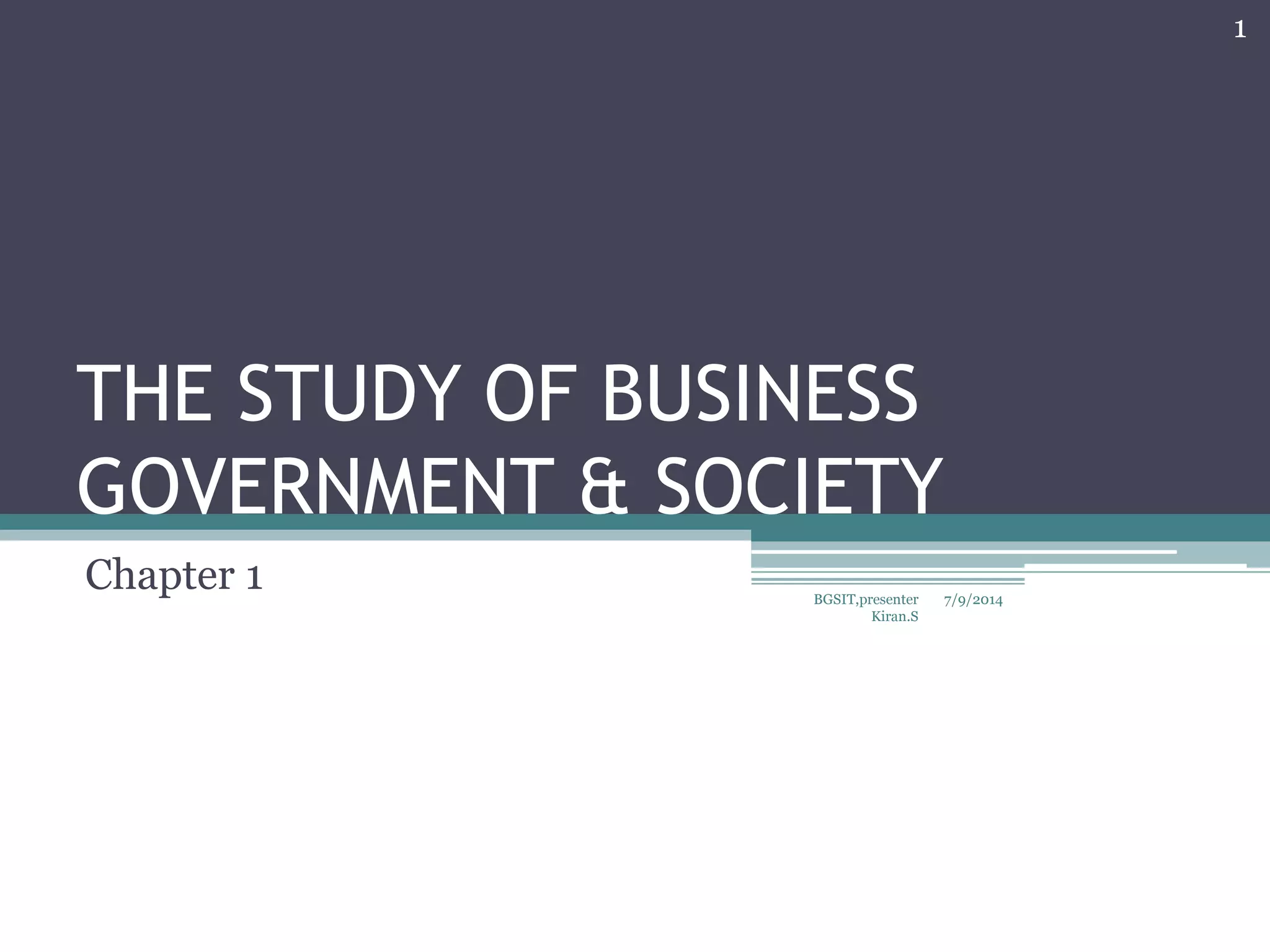 Bgs chapter 1 | PPTX | Business | Business and Finance