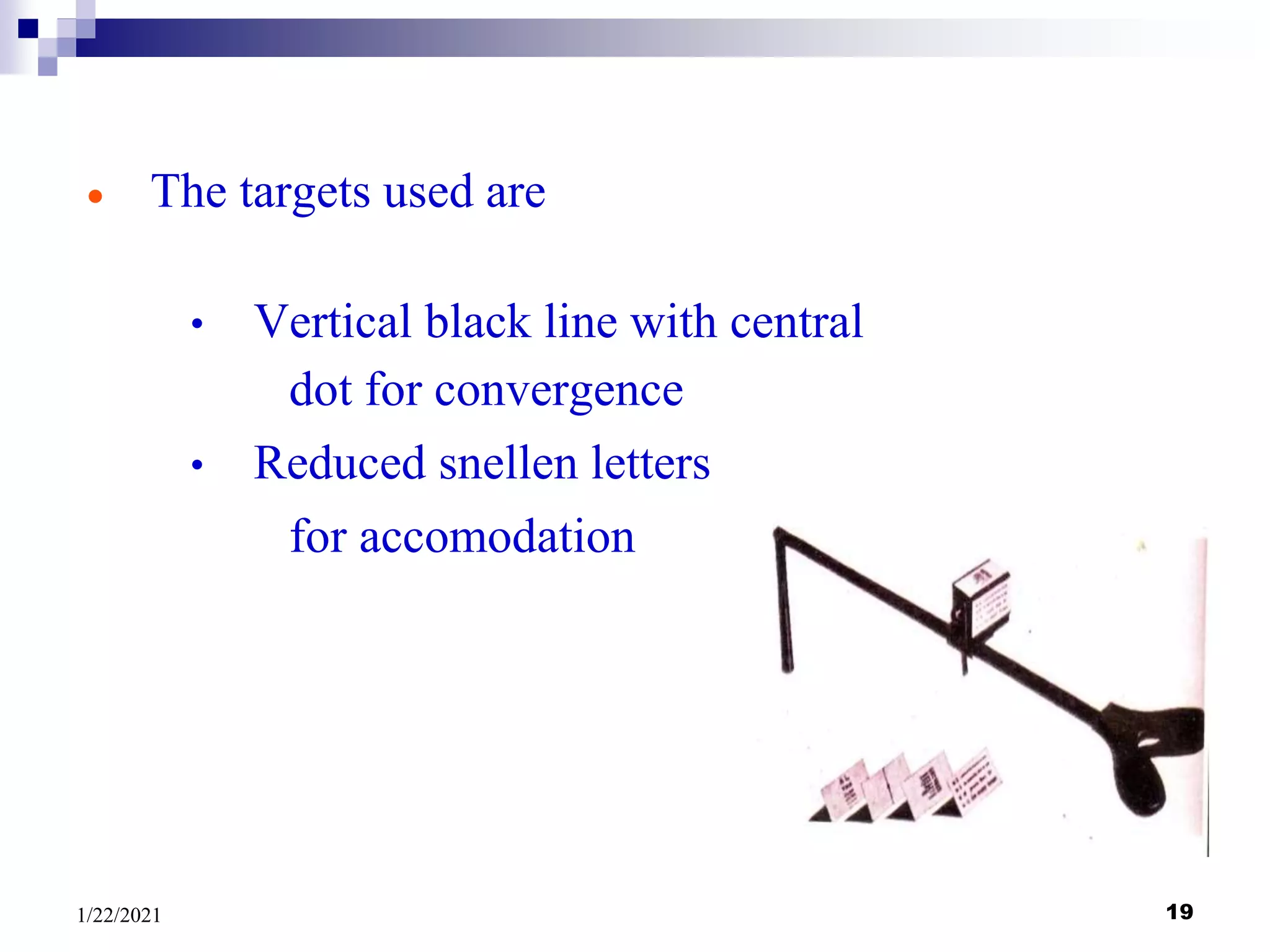 Maddox rod, Maddox wing, Bagolini striated glasses, RAF ruler and Prism ...