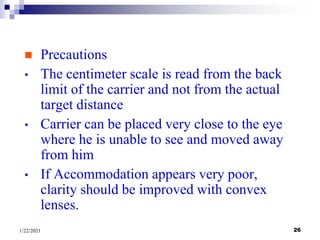 Maddox rod, Maddox wing, Bagolini striated glasses, RAF ruler and Prism ...