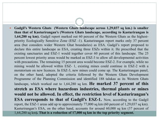 Critical Comparison b/w WGEEP Report & HLWG Report on Western Ghats | PPTX