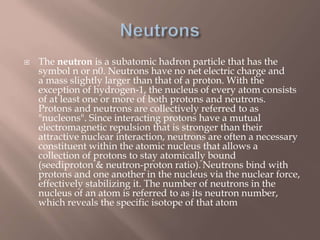 Structure of the atom | PPTX