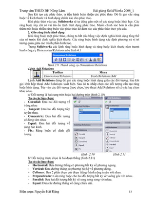 Bg solidworks2008 phan1 | PDF