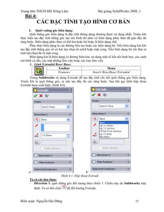 Bg solidworks2008 phan1 | PDF