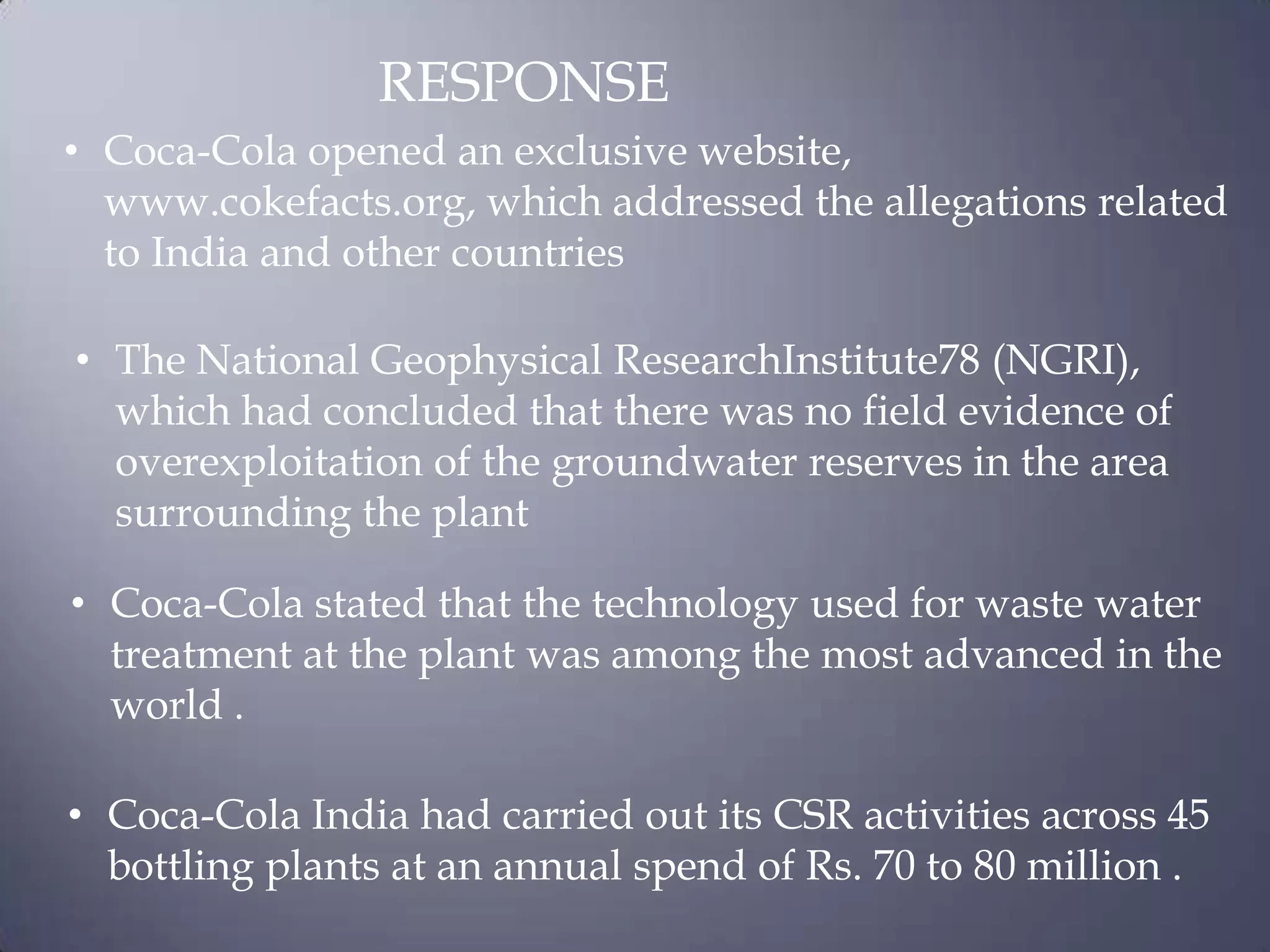 csr of coca-cola | PPTX