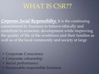 csr of coca-cola | PPTX