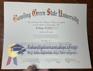 BGSU diploma, fake Bowling Green State University degree | PPT