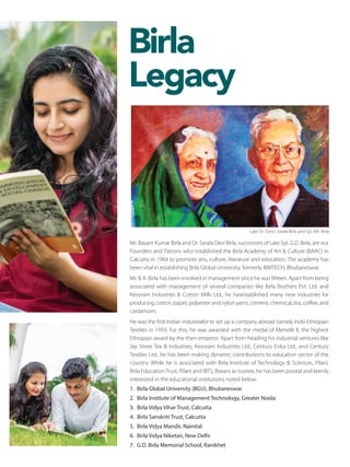 Birla Global University BBA (Hons) Admission Brochure 2019 | PDF