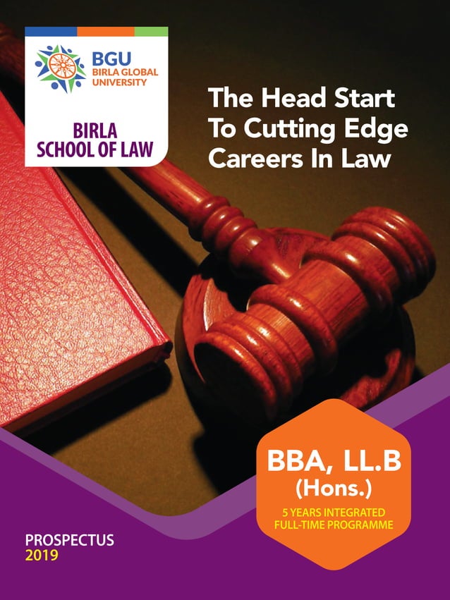 Birla Global University BBA.LLB(Hons) Admission Brochure 2019 | PDF