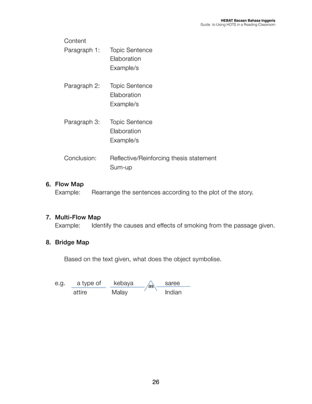 B) guide to using hots in a reading classroom | PDF