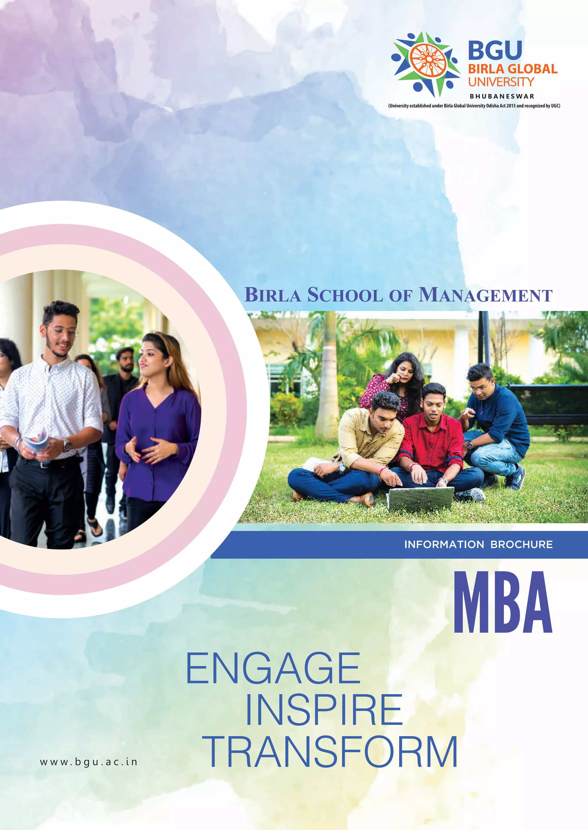 Birla Global University MBA Admission Brochure 2019 | PDF