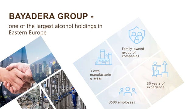 Bayadera Group Vodka Export Portfilio 2020 | PPT