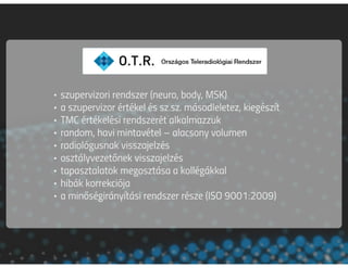 Radpeer és szakmai minőségkontroll | PPT