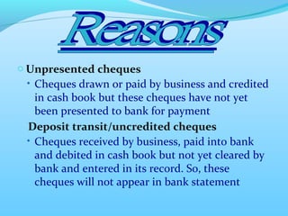 Bank Reconciliation Statement | PPT