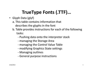 GDI Font Fuzzing in Windows Kernel For Fun | PDF