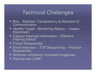 lawful intercept for telecommunication and Earopean context | PDF
