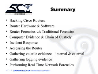 Cisco Router Security | PPT