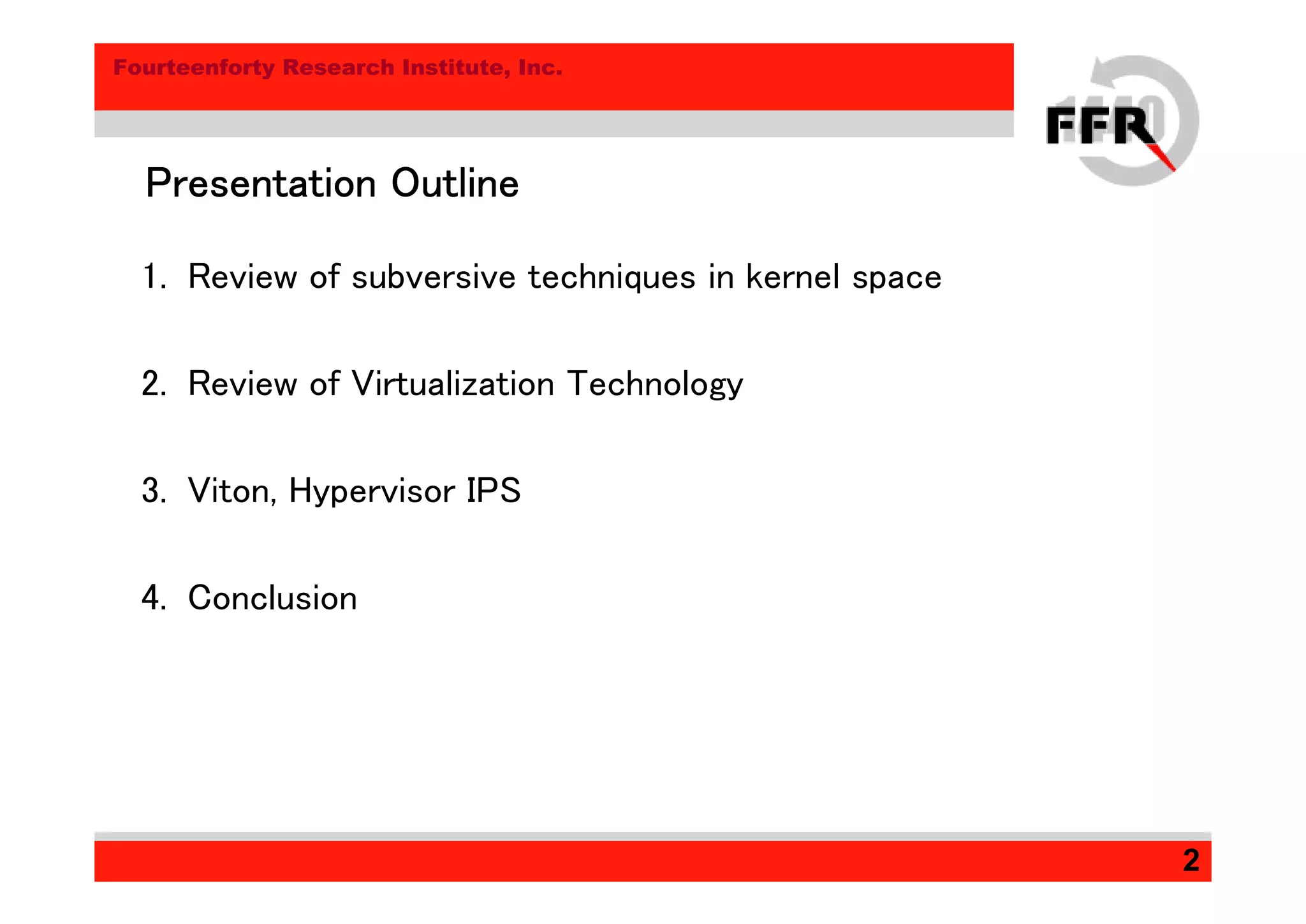A Hypervisor IPS based on Hardware Assisted Virtualization Technology | PDF | Operating Systems ...