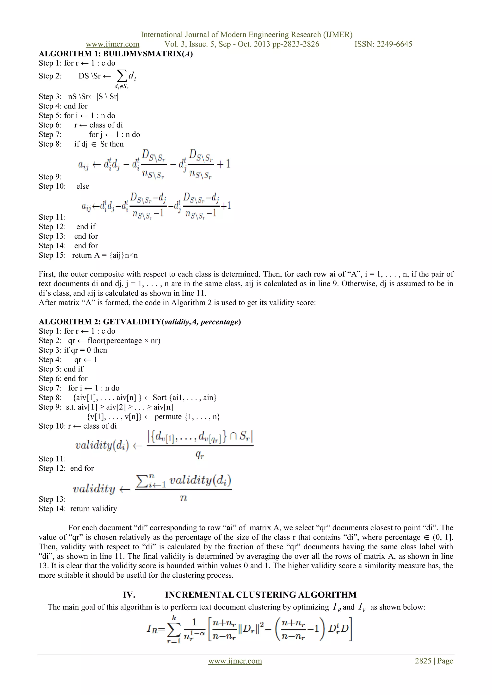 A Novel Clustering Method for Similarity Measuring in Text Documents | PDF