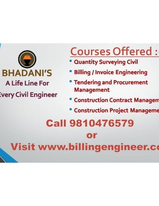 Bhadanis RCC WORK ESTIMATION GUIDE PCC WORK ESTIMATION | PDF