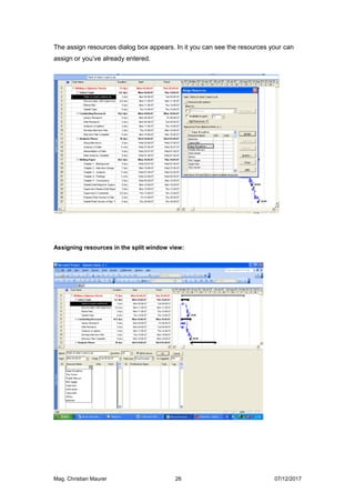 BhadaniS Microsoft Project Manual Training | PDF