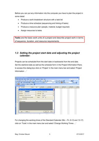 BhadaniS Microsoft Project Manual Training | PDF