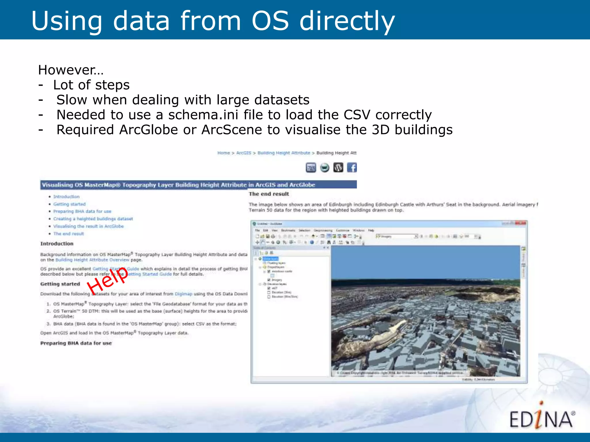 Using OS Building Height Attribute data from Digimap in ArcGIS Pro | PPTX | Geography | Science