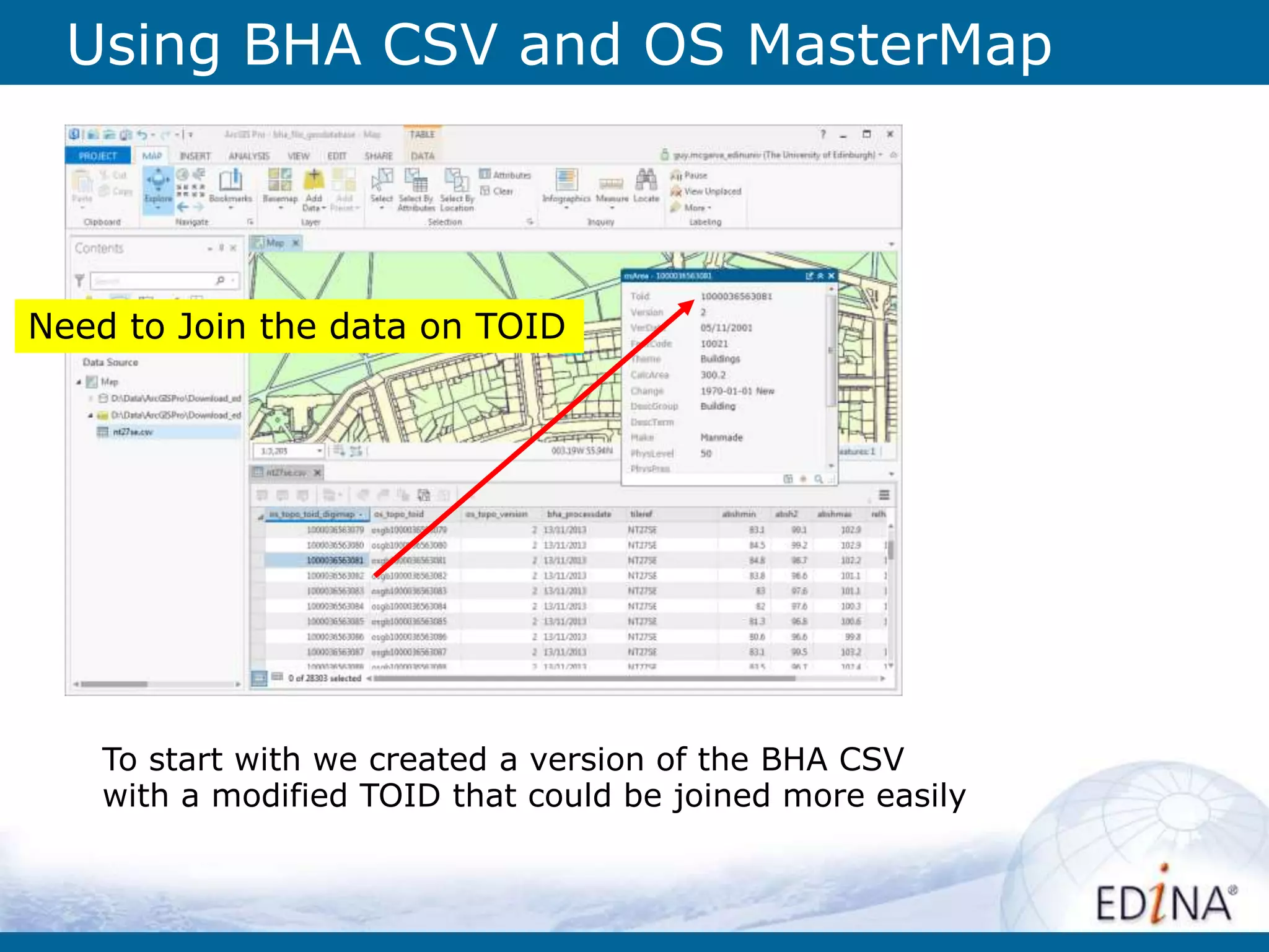 Using OS Building Height Attribute data from Digimap in ArcGIS Pro | PPTX | Geography | Science