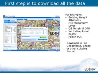 Using OS Building Height Attribute data from Digimap in ArcGIS Pro | PPTX