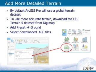 Using OS Building Height Attribute data from Digimap in ArcGIS Pro | PPTX
