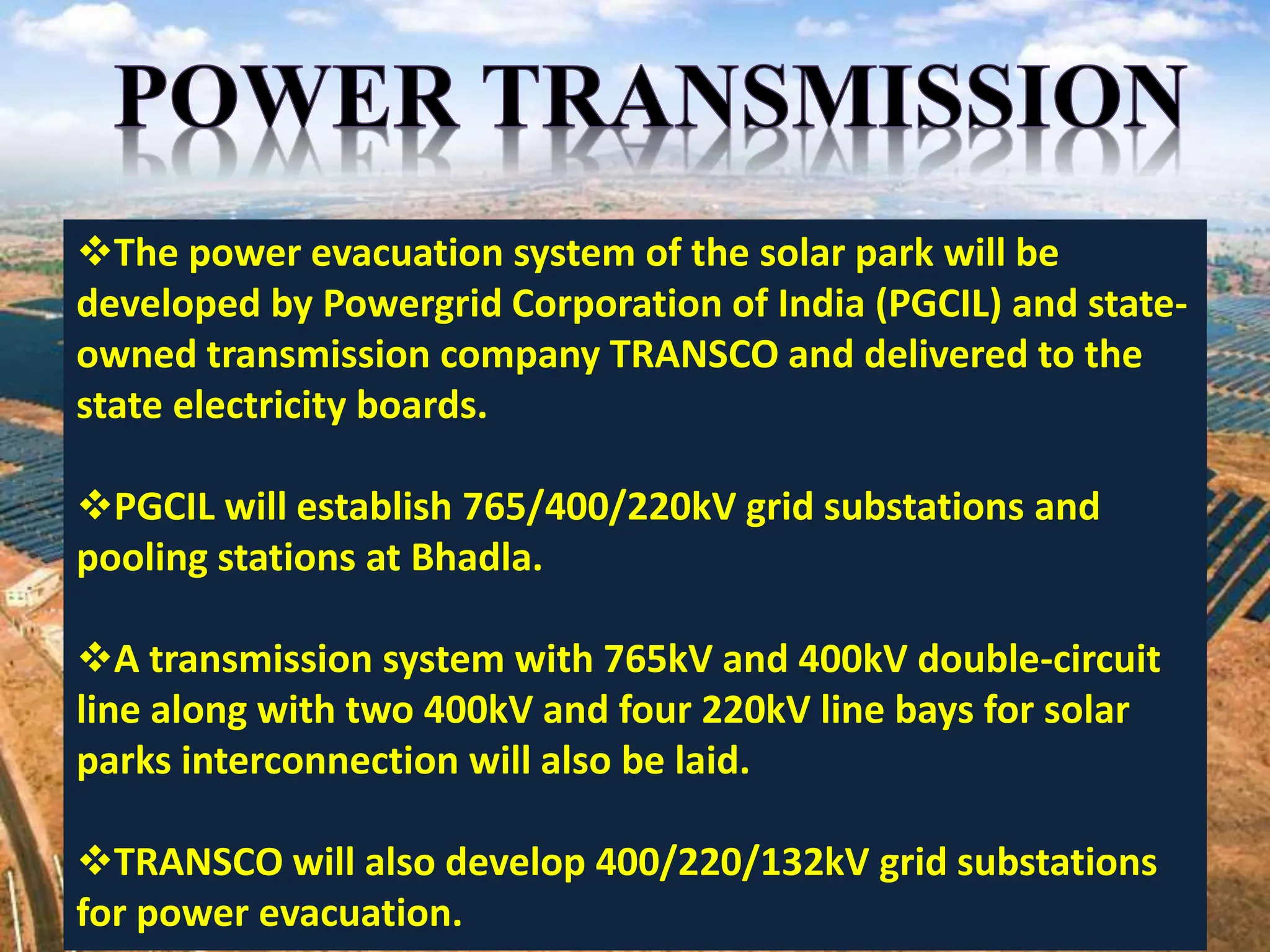 bhadla solar park.pptx world's largest solar park | PPTX