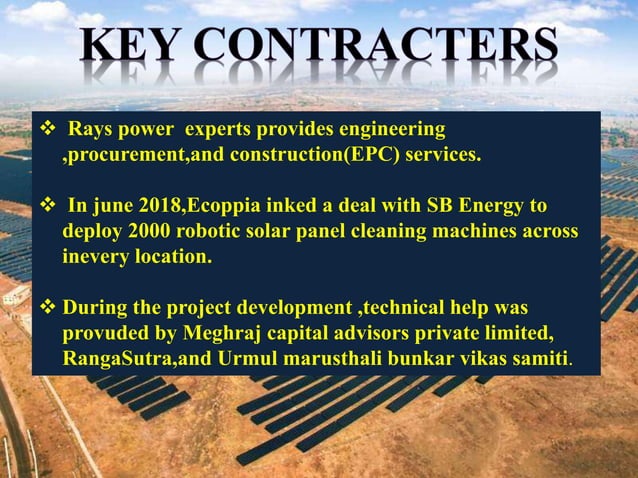 bhadla solar park.pptx world's largest solar park | PPTX