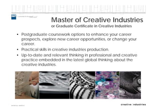 QUT Arts & Creative | PDF | Undergraduate Education | College Education