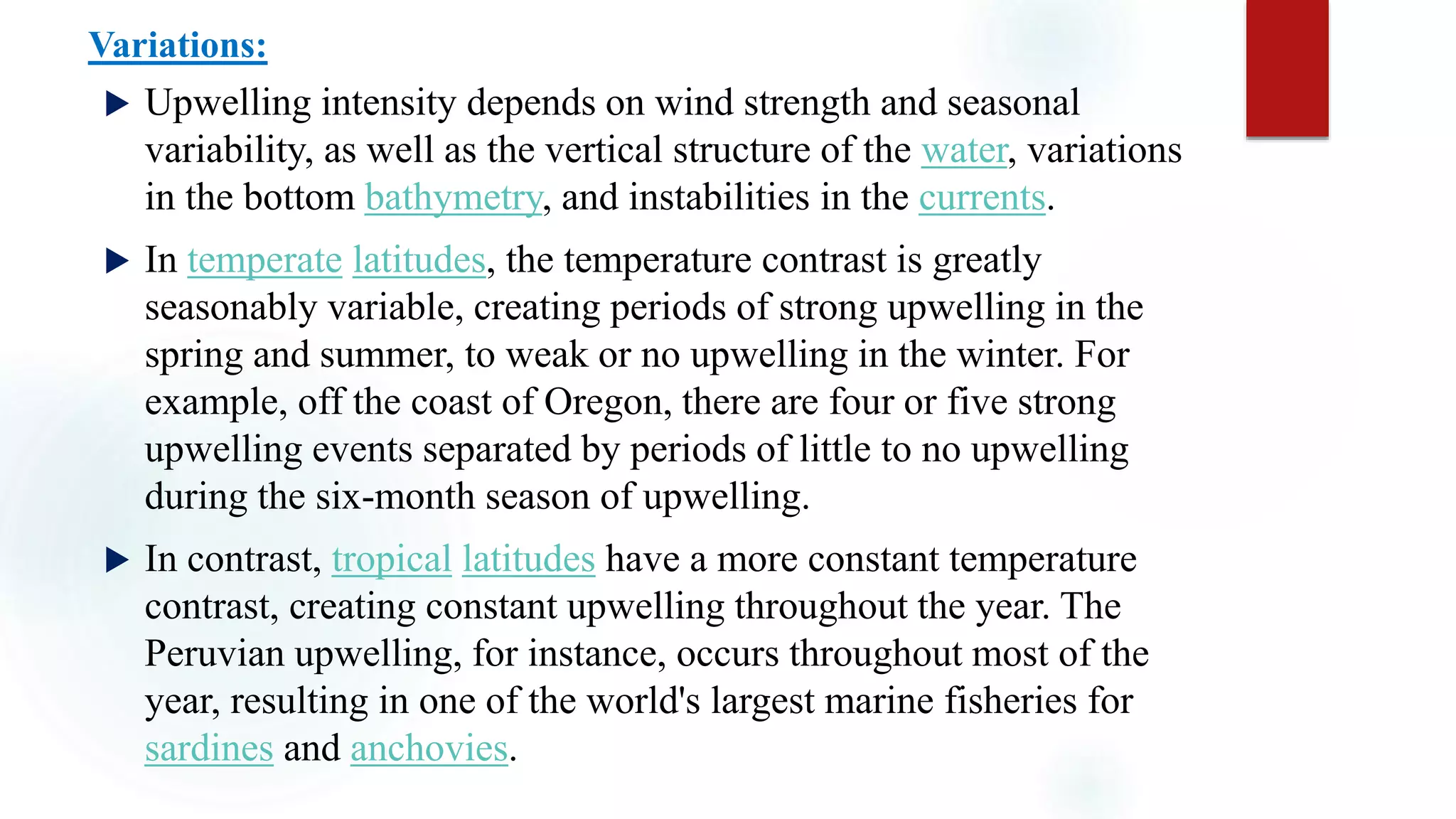 UPWELLING AND IT'S EFFECT ON FISHERIES | PPTX