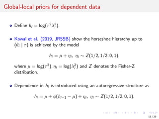 Deep Learning Opening Workshop - Horseshoe Regularization for Machine Learning in Complex and ...