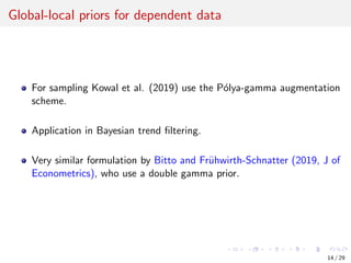 Deep Learning Opening Workshop - Horseshoe Regularization for Machine Learning in Complex and ...