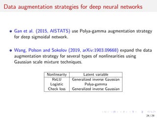 Deep Learning Opening Workshop - Horseshoe Regularization for Machine Learning in Complex and ...