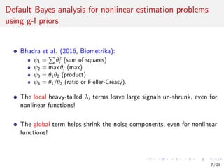 Deep Learning Opening Workshop - Horseshoe Regularization for Machine Learning in Complex and ...