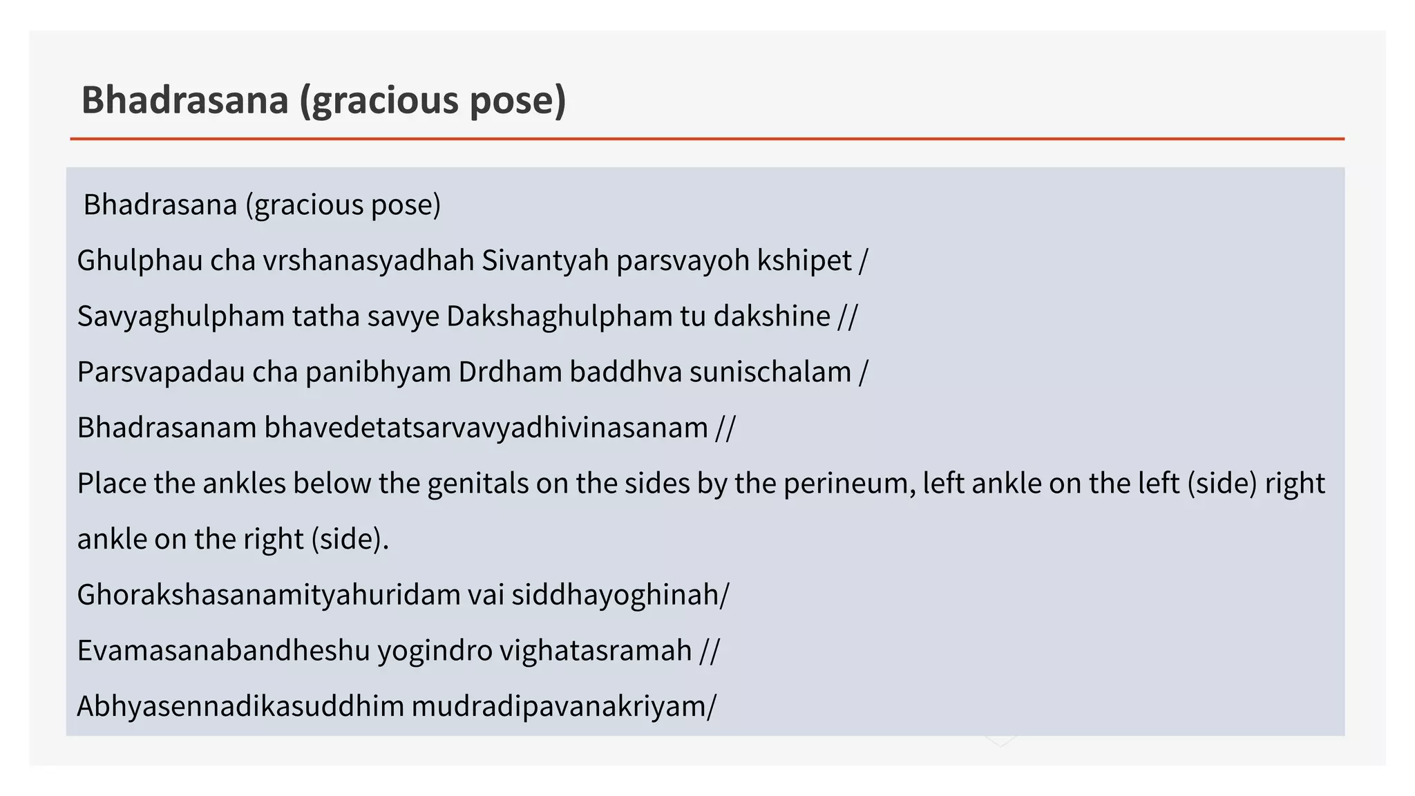 Bhadrasana (gracious pose) | PDF | Hinduism | Religion & Spirituality