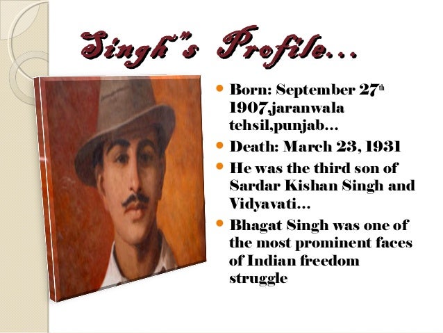 Bhagat singh biography