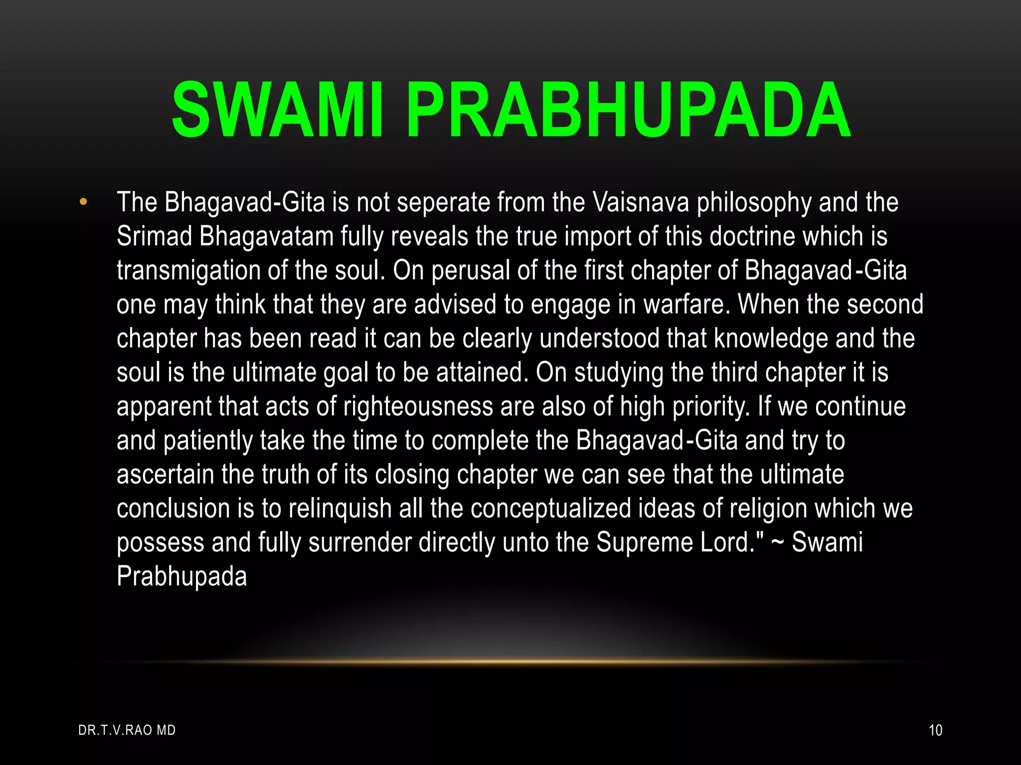 Bhagavad-Gita, What great think | PPTX