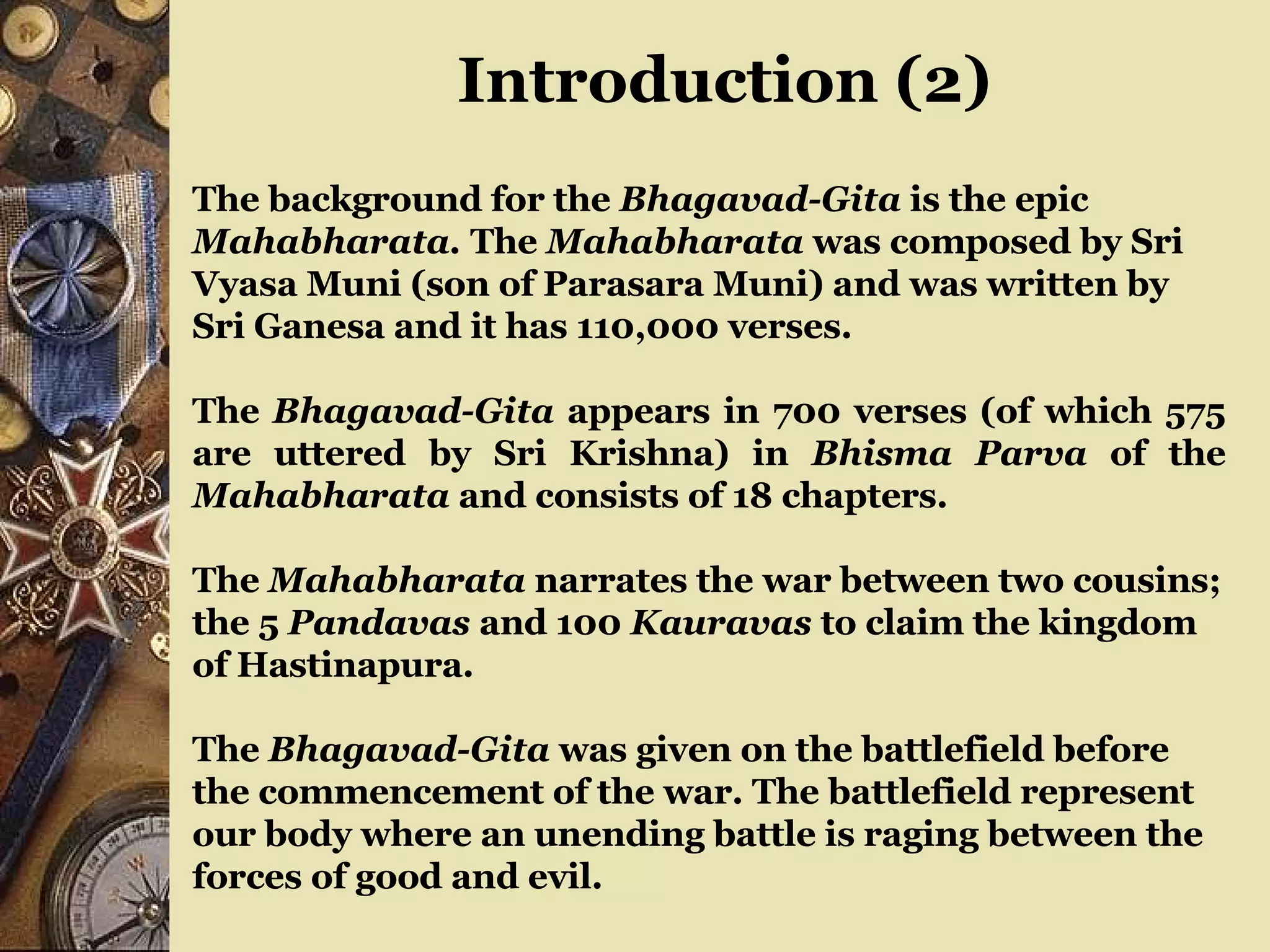 Bhagavad Gita & H R M | PPT