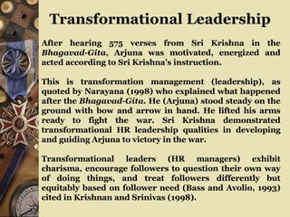 Bhagavad Gita & H R M | PPT