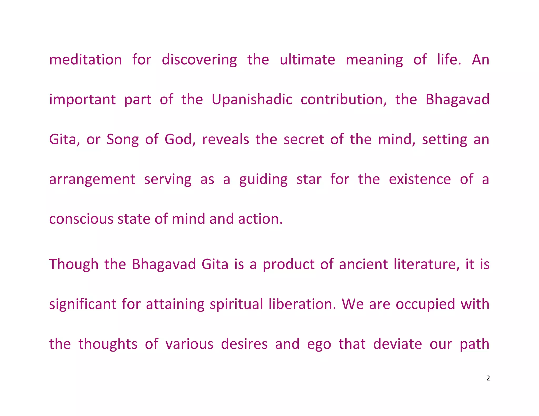 Bhagavad gita karma jnana bhakti yoga | PDF