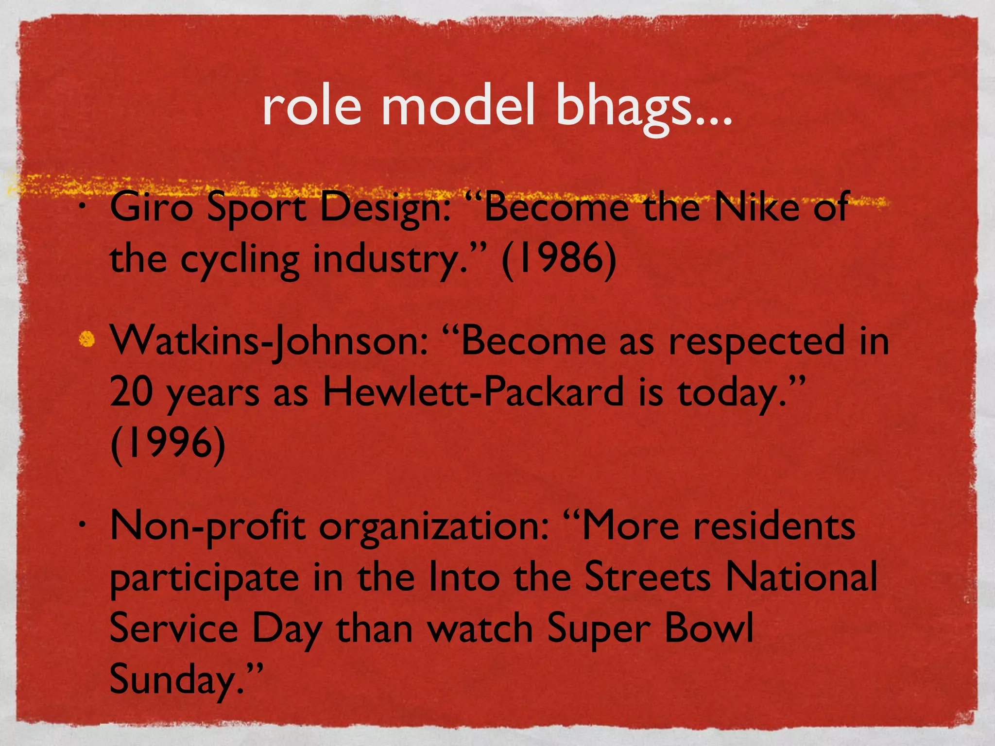 BHAGS: Big Hairy Audacious Goals | PPT