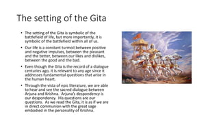Bhagvad Gita 4 yogas and SV.ppt