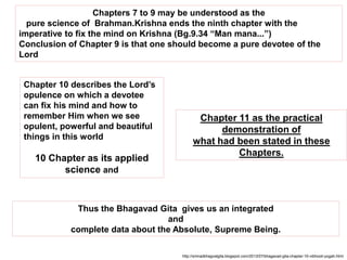 Bhagvad gita chapter 10 Revised (2021) Vibhuti-Vistara-Yoga- flowcharts ...