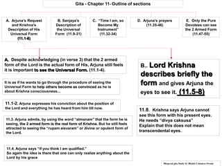Bhagvad gita Chapter 11. Revised (2021).The Yoga of Seeing the Cosmic ...