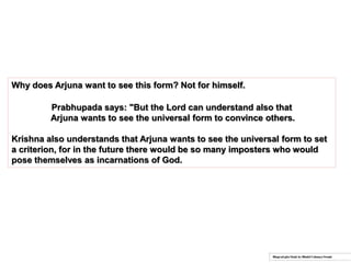 Bhagvad gita Chapter 11. Revised (2021).The Yoga of Seeing the Cosmic ...