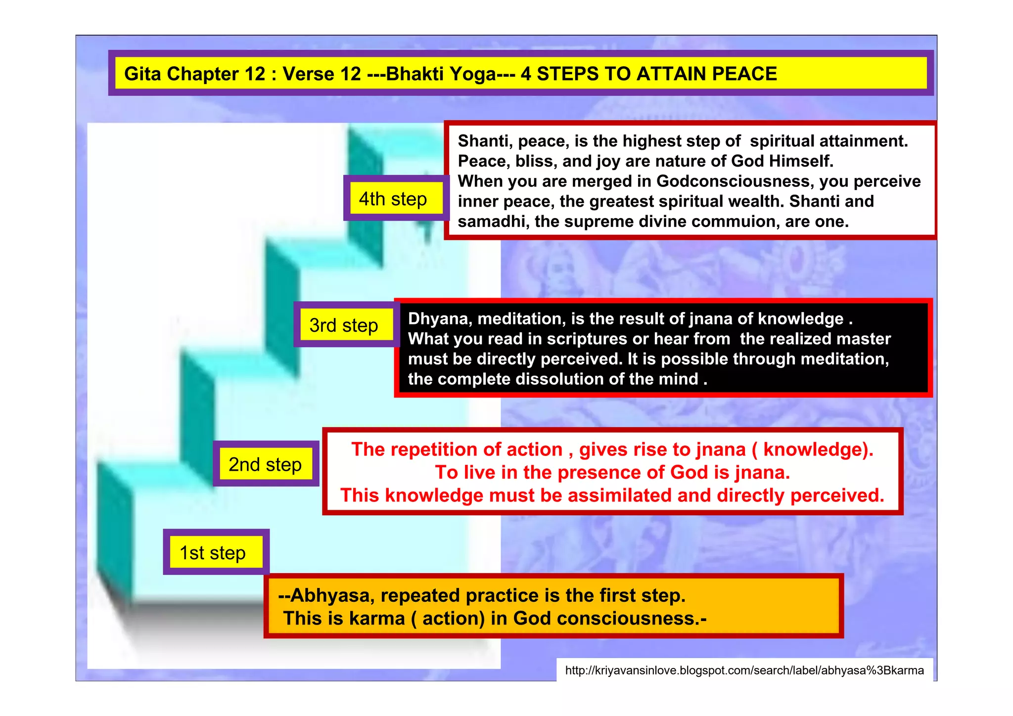 Bhagvad Gita chapter 12 , Flowcharts and Overview | PDF