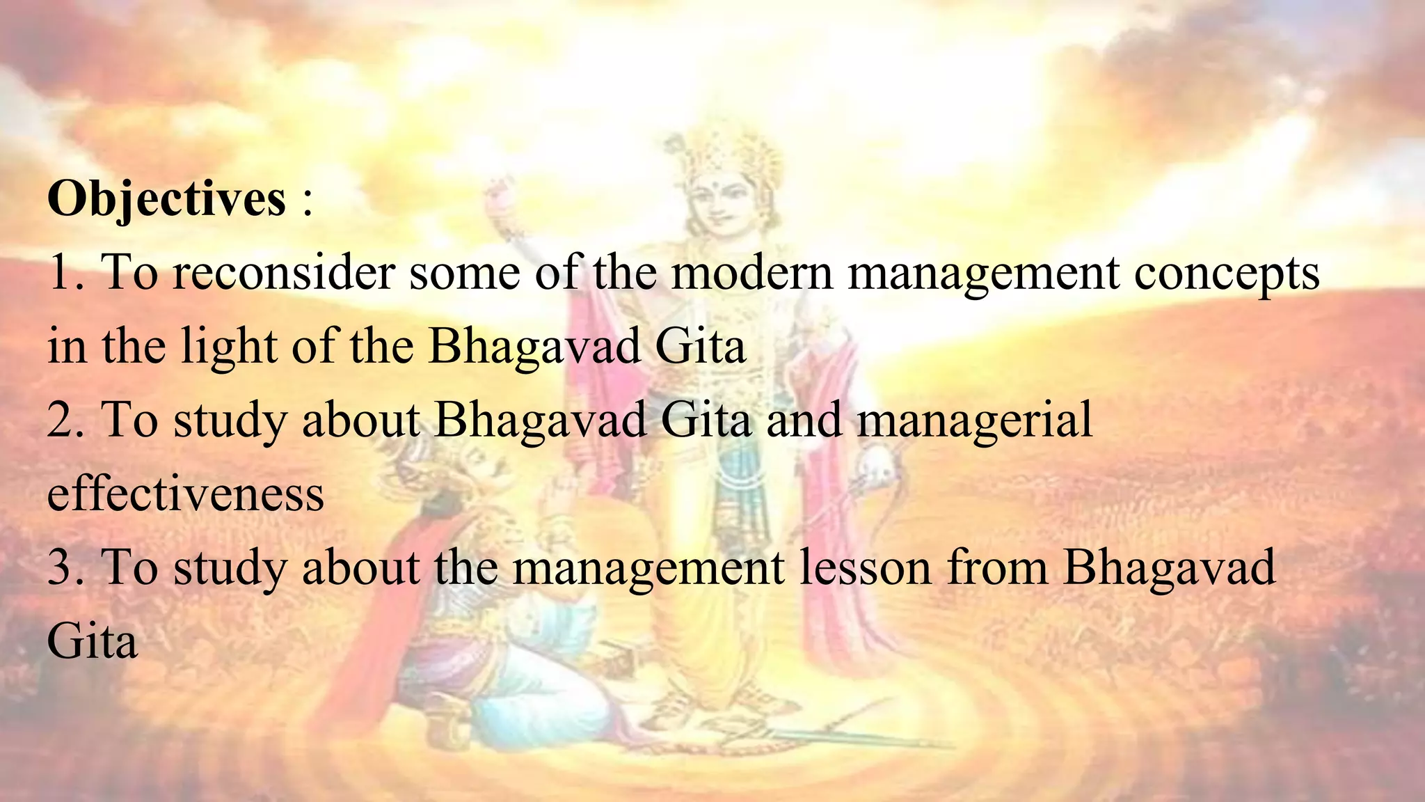 Bhagwat gita management lessons from gita | PPTX
